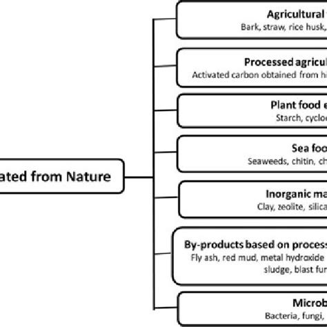 Classification Of Adsorbents Originated From Nature Download