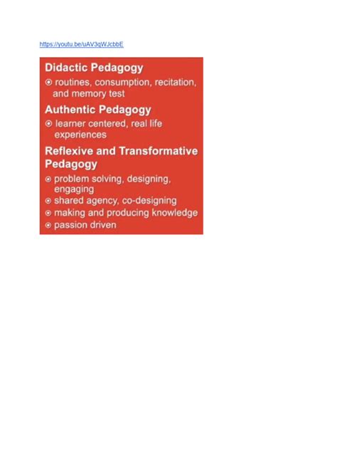 Models Of Pedagogy Pdf