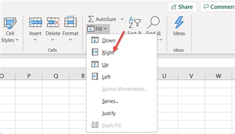 How To Fill Right Excelnotes