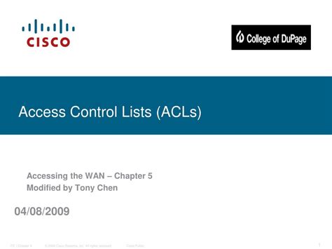 Ppt Access Control Lists Acls Powerpoint Presentation Free Download Id6196399