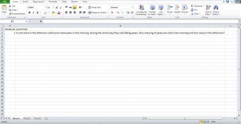 Cell Formatting Problem Using Ms Excel