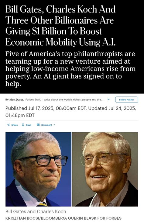 5 Billionaires Throw Money At Ai To Figure Out Why Americans Are Poor
