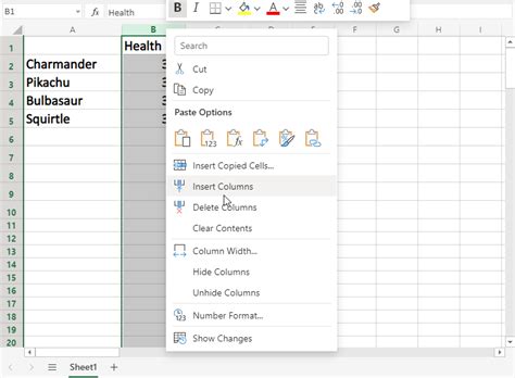 Excel Add Cells