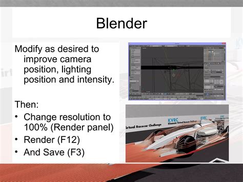 Openfoam Visualisation Rendering Using Blender Ppt 3 D Graphics