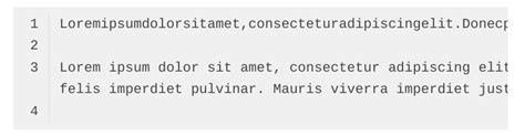 Line wrapping not consistent with editor when line numbers are shown · Issue #715 · westonruter ...