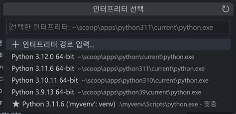 1 3 python 가상환경 빠르게 따라하는 python