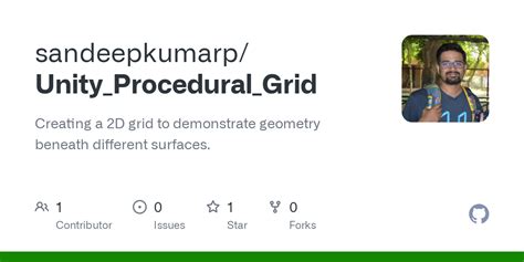 GitHub Sandeepkumarp Unity Procedural Grid Creating A D Grid To Demonstrate Geometry Beneath