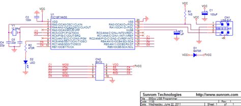 AVR ISP USB Programmer For AVR Studio V4 1138 Sunrom Electronics Technologies