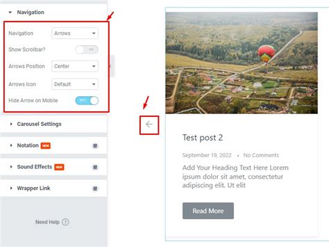 how to use the carousel widget by element pack pro