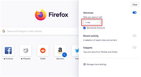 Customize Items On Your Firefox New Tab Page Firefox Help
