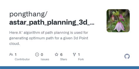 Github Pongthangastarpathplanning3dpc Here A Algorithm Of Path