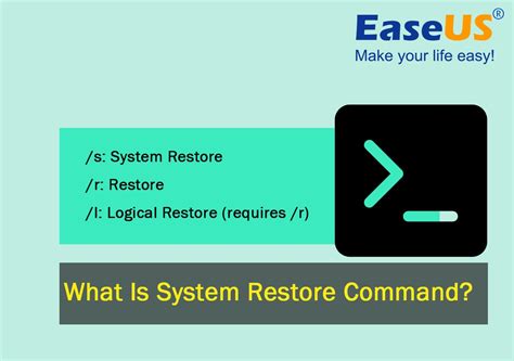 What Is System Restore Command And How To Use It Full Guide Easeus
