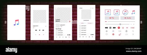 Apple Music Interface App Music App Interface Template On Apple Iphone Mockup Subscription