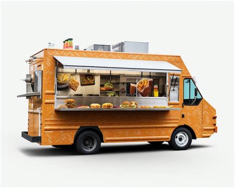 69000 Isolated Food Truck Pictures