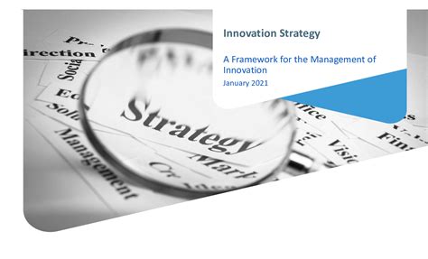 Innovation Strategy Framework Ppt Slide Deck Innovation Strategy Innovation Management