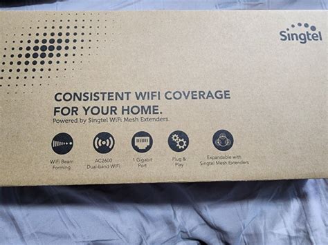 Singtel Wifi Mesh Extenders Dual Tv Home Appliances Tv Entertainment Tv Parts