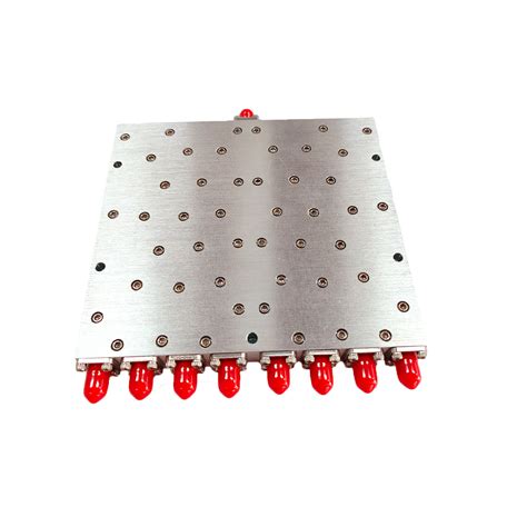 8 Way Rf Power Splitter 1 40ghz Power Divider N Female Micro Strip Type Wilkinson Power Splitter