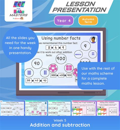 Year 4 Addition And Subtraction Resources Autumn Block 2