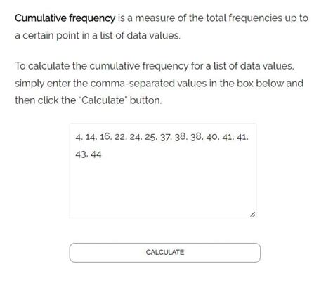 4 Best Cumulative Frequency Calculator Jscalc Blog