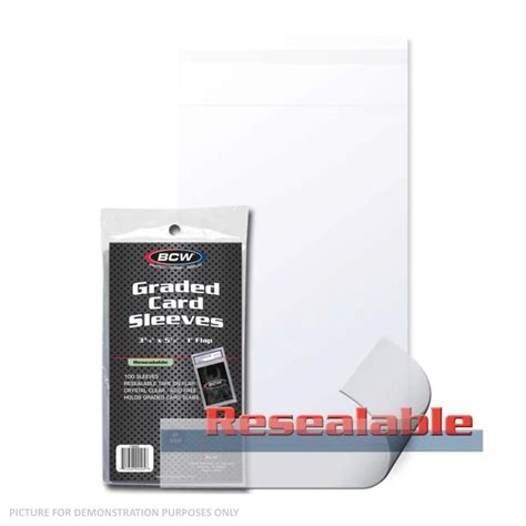 Bcw Resealable Graded Card Sleeves Online Coins And Collectables