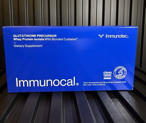 Immunocal Classic Blue Glutathione Precursor 30 Pouches