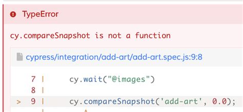 CompareSnapshot Is Not A Function Issue Cypress Visual Regression Cypress Visual
