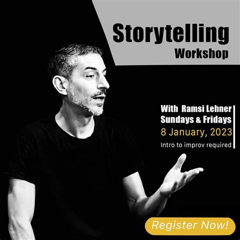 Storytelling Workshop With Ramsi Lehner