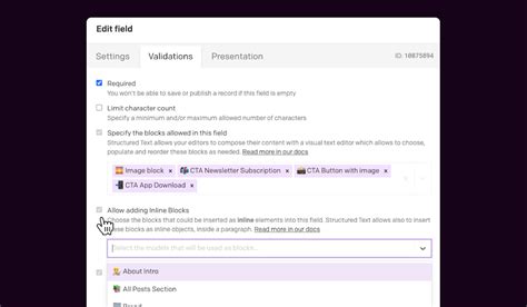 Inline Blocks Are Landing In Structured Texts — Datocms