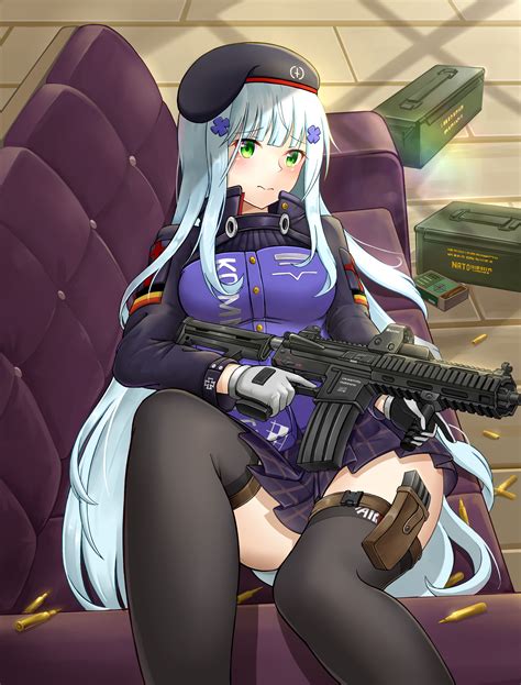 Hk416 Girls Frontline Girls Frontline Heckler And Koch Absurdres