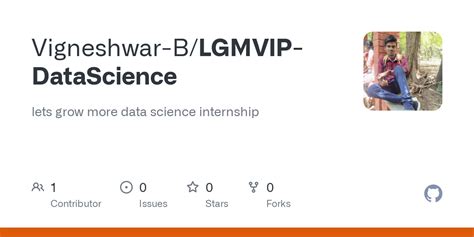 Github Vigneshwar Blgmvip Datascience Lets Grow More Data Science
