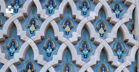 흰색과 파란색 벽 장식 사진 Unsplash의 무료 텍스처 이미지