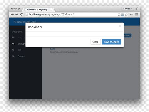 컴퓨터 프로그램 모달 창 Javascript 부트 스트랩 양식 창 모난 딱딱한 모서리가있는 각도의 뼈가 앙상한 각도