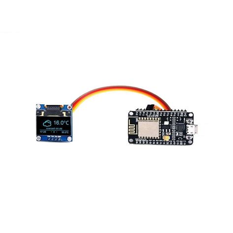 Esp8266 Weather Station Diy Kit With Temperature Humidity Oled 096