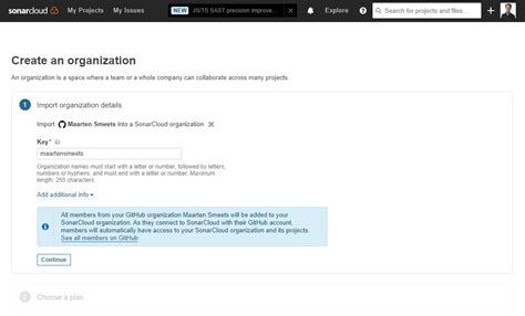 github actions and sonarcloud
