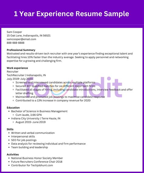 Experiential Resume Examples Simple Resume Templates Resumegiants