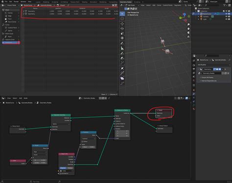 Geometry Nodes The Spreadsheet Doesnt Show You Any Information