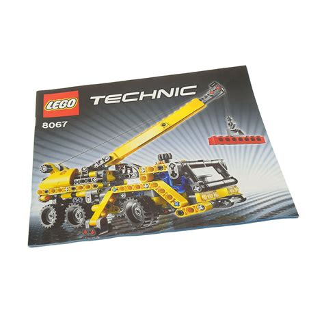 1x Lego Technic Bauanleitung Heft 1 Model Mobiler Mini Kran 8067
