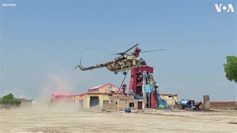Pakistan Military Helicopter Carries Out Relief Operations