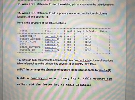 Solved Write A SQL Statement To Create A Simple Table Chegg