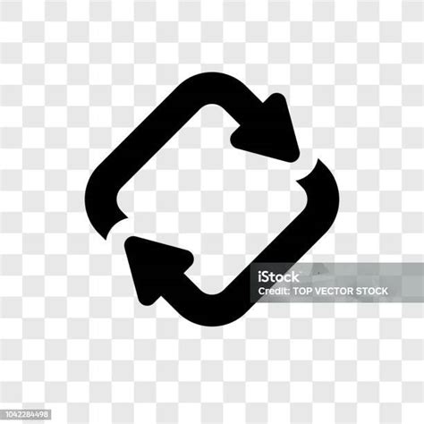重新載入向量圖示在透明背景上隔離 重新載入透明徽標設計向量圖形及更多商標圖片 商標 圓形 圖示 istock