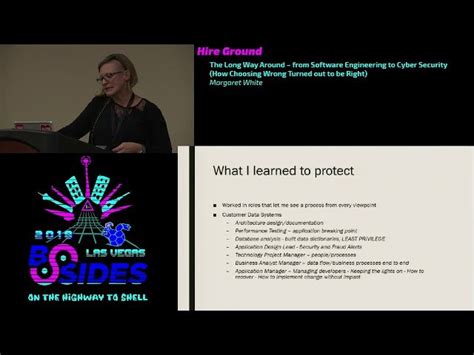Security Bsides Talk The Long Way Around From Software Engineering To Cyber Security How