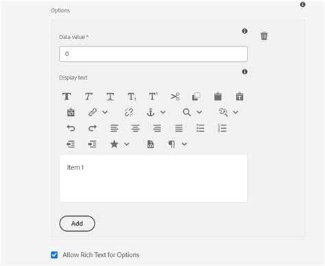 Adaptive Forms Core Component Checkbox Group Adobe Experience Manager