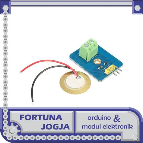Piezoelectric Analog Ceramic Vibration Sensor Module Lazada Indonesia