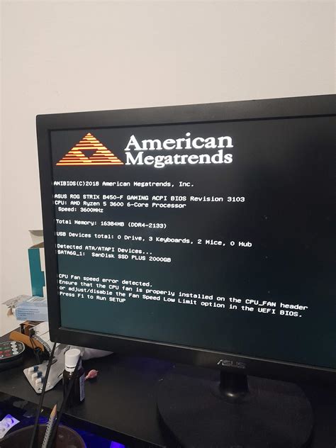 Cpu Fan Speed Error Detected Computer Systemstart