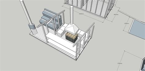 Bygga öppen Murad Eldstad Inomhus