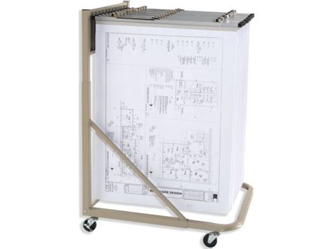 Mobile Blueprint Storage Rack MYL 329H Flat File Blueprint Storage