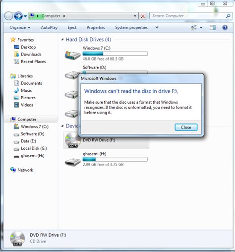 Dvd Windows Cant Read The Disk Super User