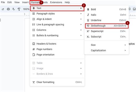 How To Strikethrough On Google Docs Sheets For Marketers