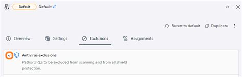 Configuring Antivirus Exclusions