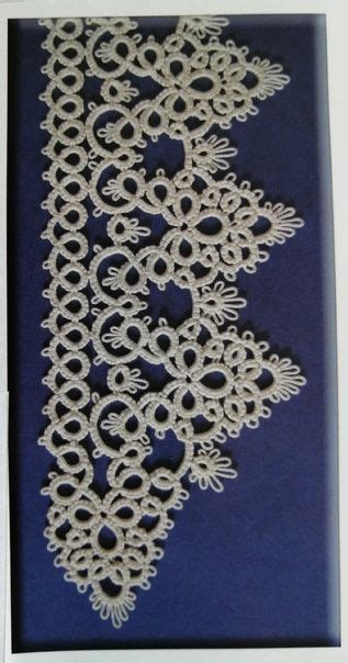 Фриволите Tattingksyu Запись со стены в 2024 г Узоры фриволите Кружево иглой Фриволите